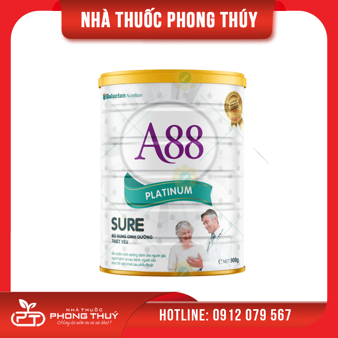 Sữa bột dinh dưỡng cho người già, người bệnh sau phẫu thuật A88 SURE ...