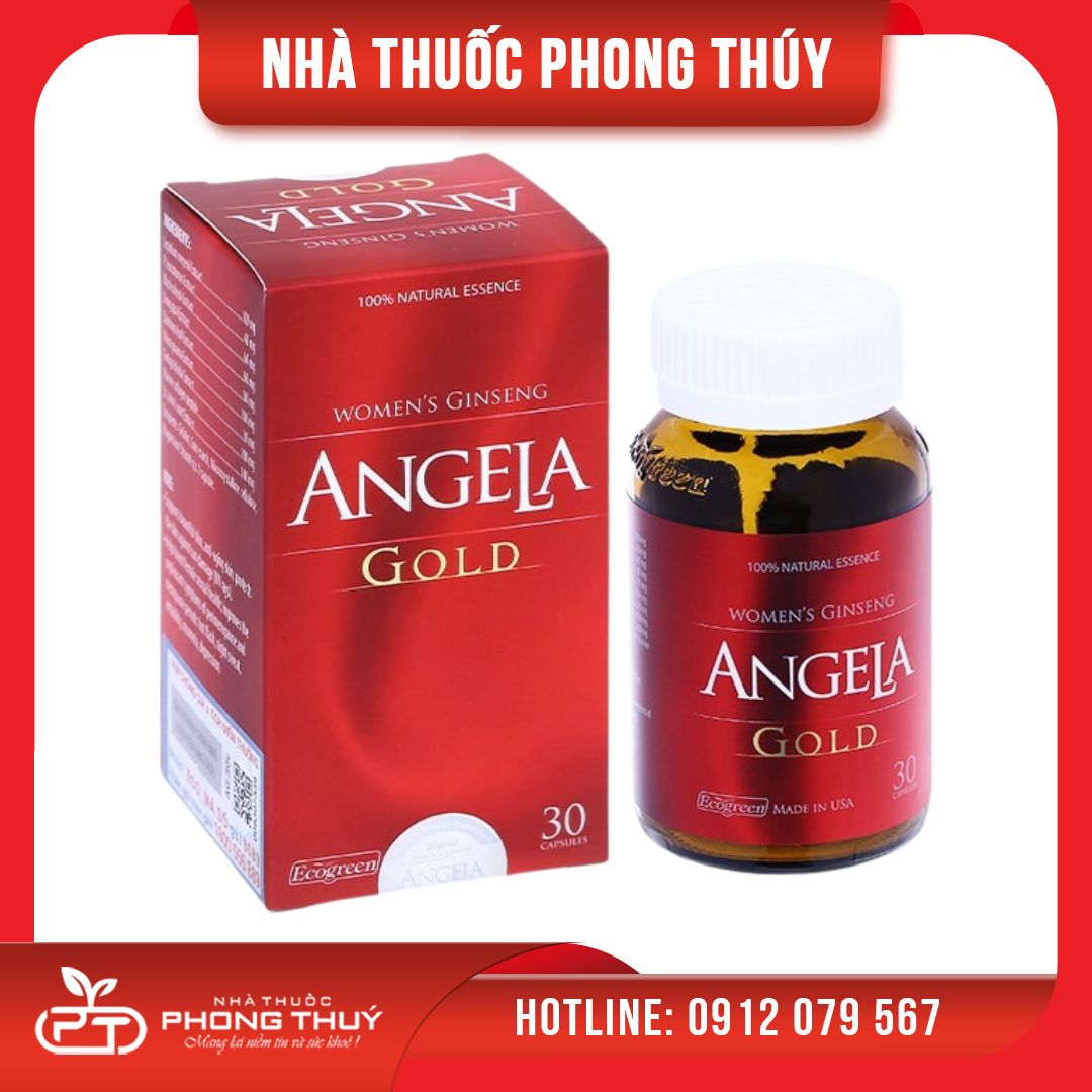 Viên uống đẹp da, chống lão hóa, tăng cường sinh lý nữ Sâm Angela Gold ...