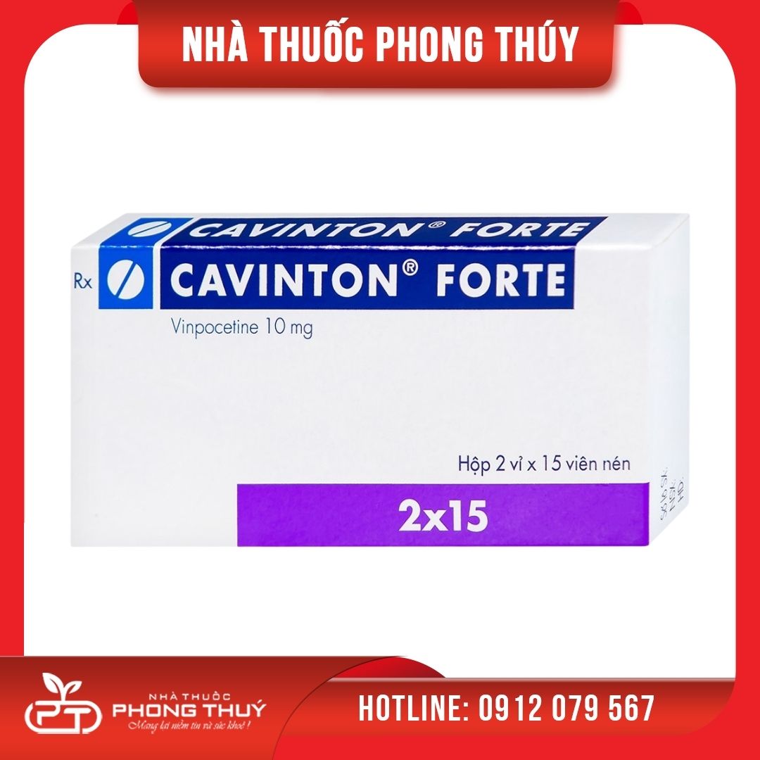 Thuốc điều trị rối loạn tuần hoàn máu não Cavinton Forte 10mg (30 viên ...