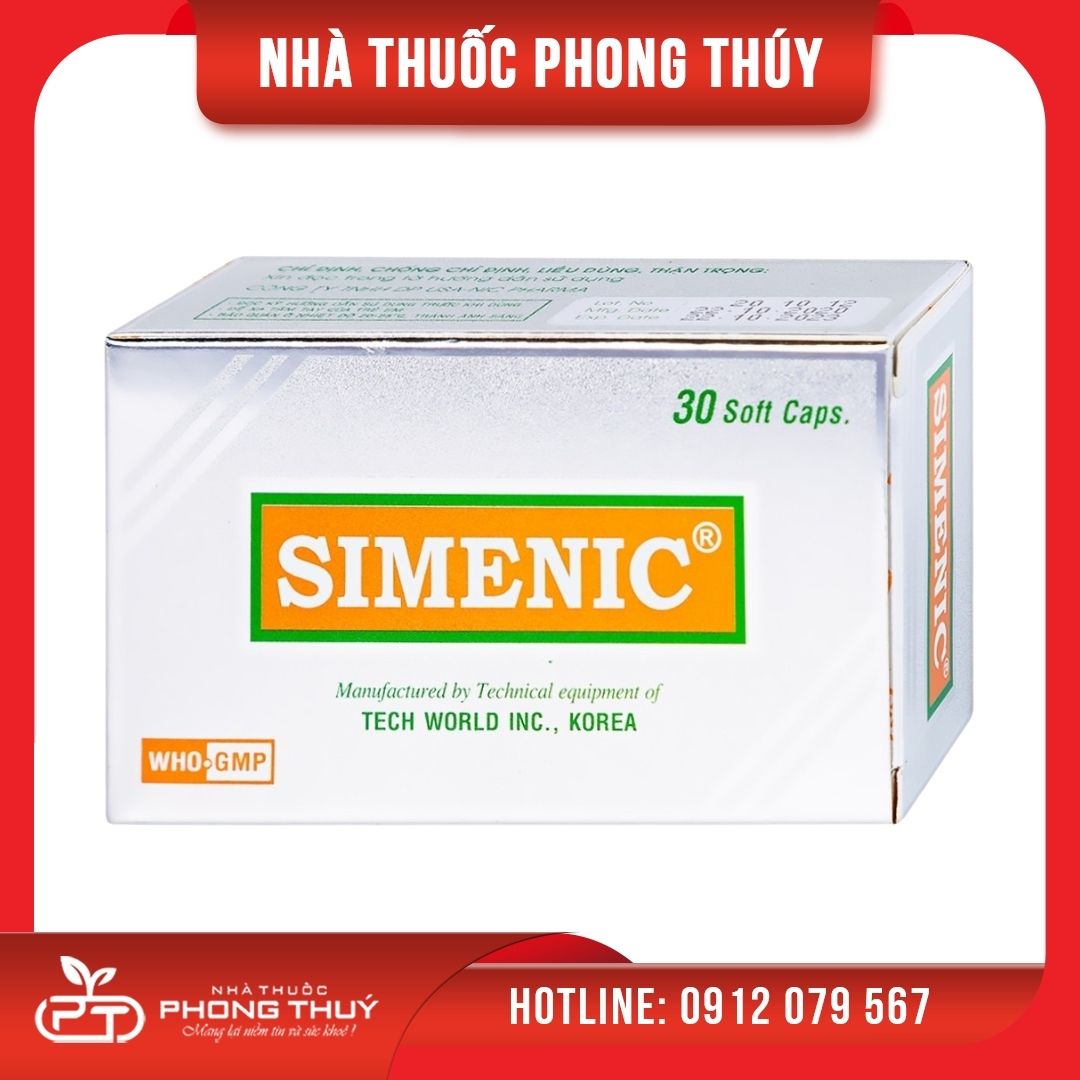 Thuốc điều trị đau do co thắt cơ trơn Simenic (30 viên) – Nhà Thuốc ...